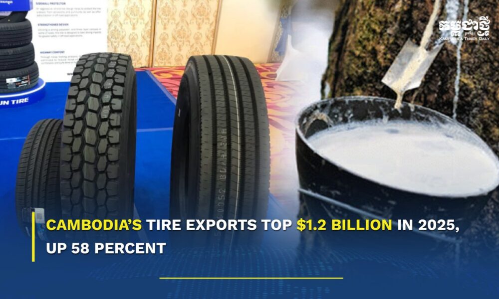 Cambodia’s Tire Exports Top $1.2 Billion in 2025, Up 58 Percent ...